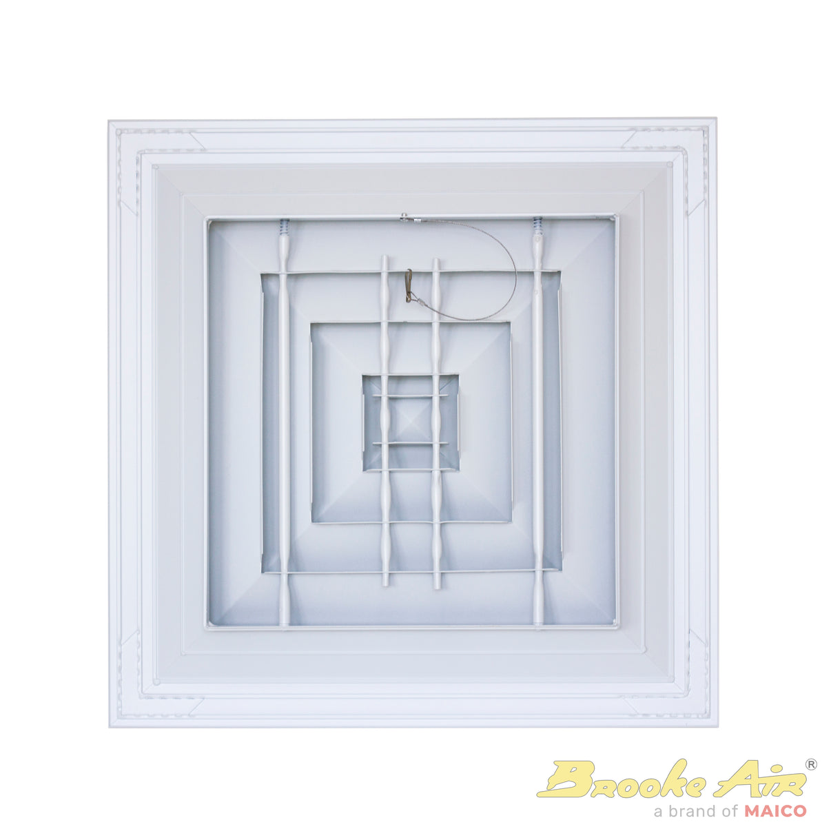 4-Way Ceiling Diffuser – White – Brooke Air Online